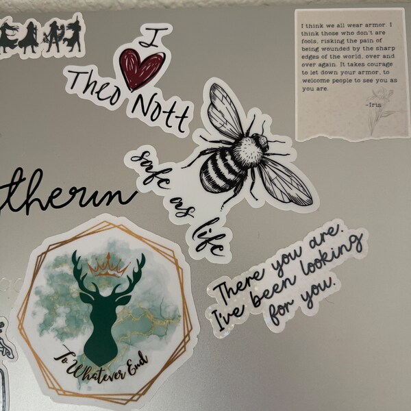 Hell is Empty Sticker - Shatter Me Series Inspired Vinyl Decal, Bookish ...