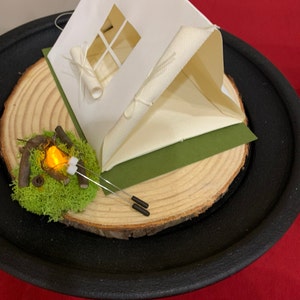 INSTANT DOWNLOAD Printable Dollhouse Camping Tent Template 1:12 Scale ...