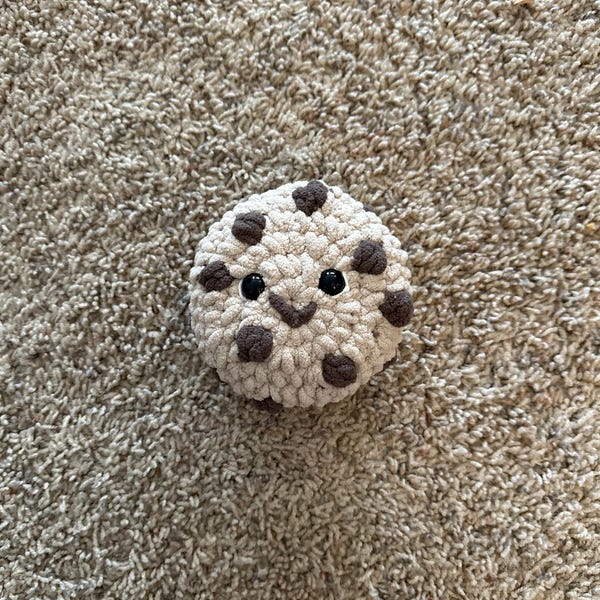 Mini Chocolate Chip Cookie Crochet Pattern, Plush Mini Cookie ...