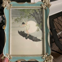 Vintage Fairy Riding a Bat Art Print, Ida Rentoul Outhwaite ...