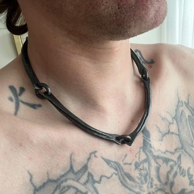 Wide Square Iron Ring, Men's Women's Geometric Ring, Unique Hand Forged ...