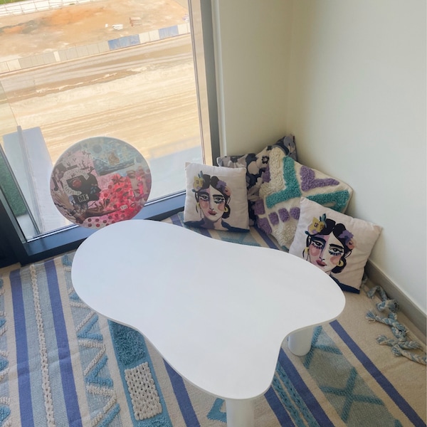 Wooden Coffee Table, Modern Style Coffee Table, Tooth Shape Coffee ...