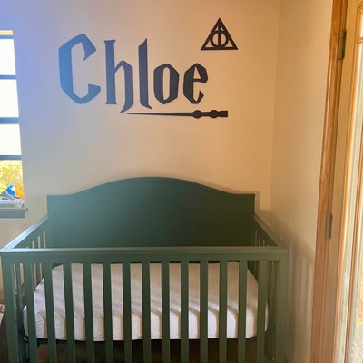 Wizard Nursery Sign Baby Name Sign Wizard Custom Wood Name Sign Over ...