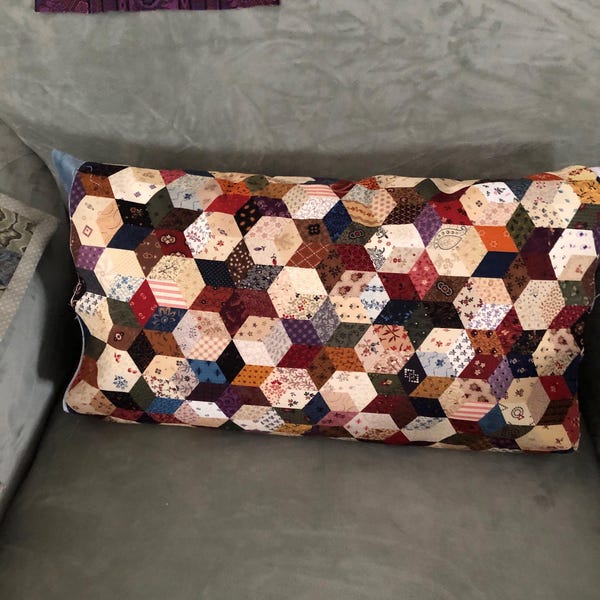 Fabric Cheater Print Patchwork Pam's Stars Earthtones Pam Buda Marcus ...