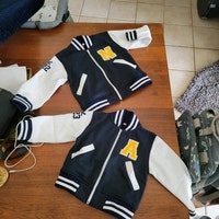 Toddler Letterman Jacket Varsity Jacket Custom Varsity - Etsy Canada