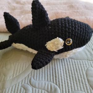 PATTERN: Oreo the Orca Pattern Amigurumi Orca Pattern Crochet Killer ...