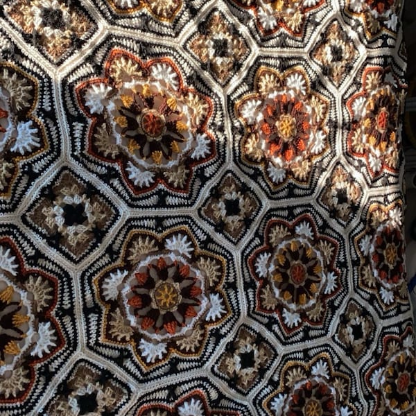 Magic Circles Scarf Pattern by Jane Crowfoot - Etsy