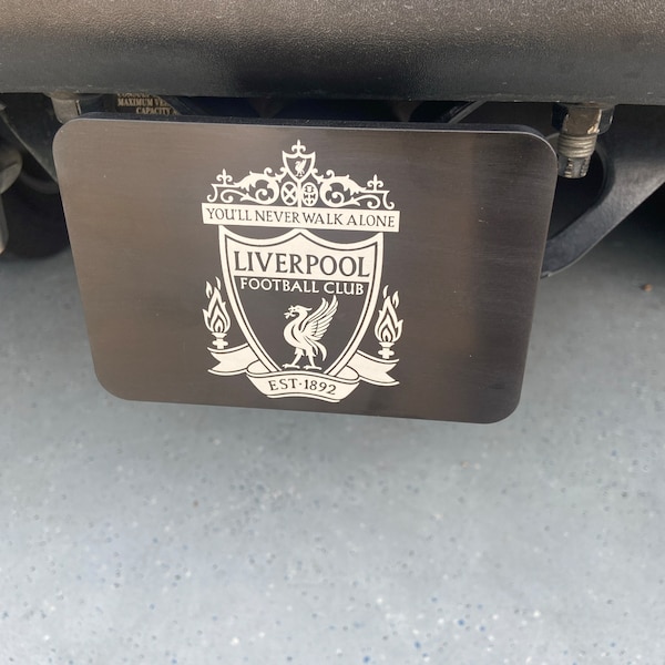 LIVERPOOL FC Billet Aluminum Trailer Tow Hitch Cover S.U.V. Truck R.V ...