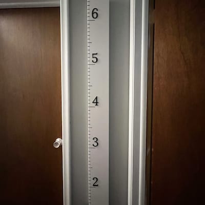 Growth Chart Ruler 3D, Wooden Measuring Stick for Kids, Giant Wall ...