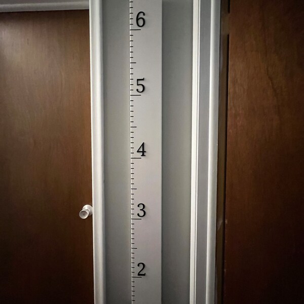 Modern Growth Chart Ruler 3D, Wooden Measuring Stick for Kids, Giant ...