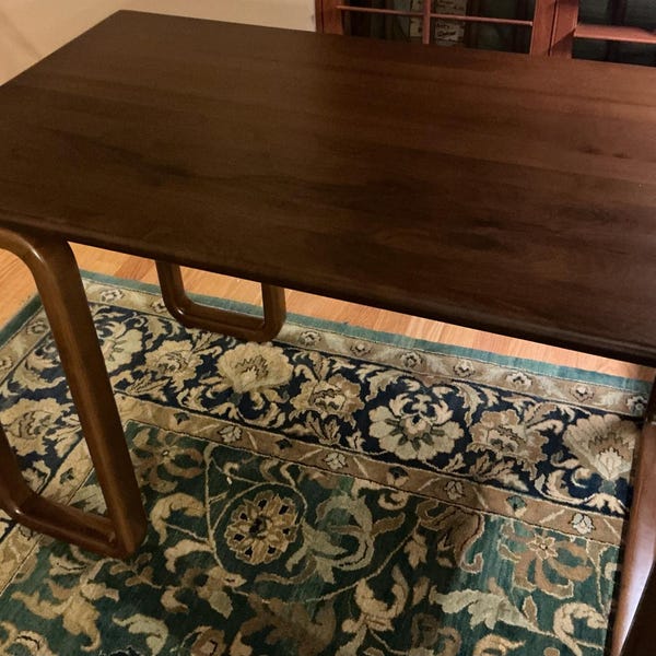 Handmade Solid Walnut Study Desk – Custom Size Office Table – Free ...