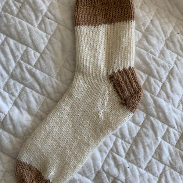 KNITTING PATTERN ⨯ Cabin Socks Knitting Pattern, Easy Socks Knitting ...