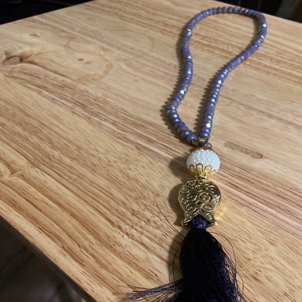 Crystal Tasbih, Misbaha, Islamic Prayer Beads, 99 Beads, Crystal ...