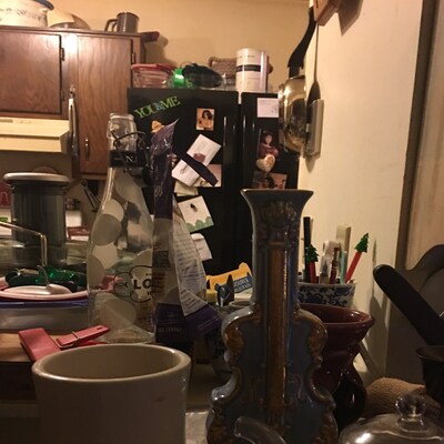 Cobalt Blue Enamel Splatterware Ladle and Spoon Set - Etsy