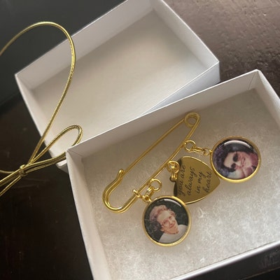 Memory Charm Memory Pin for Groom Memory Charm for Wedding Graduation ...