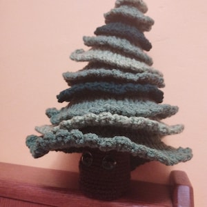 Christmas Tree Crochet Pattern, Pine Tree Crochet No-sew Pattern ...