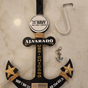 Personalized Veteran 1st Duty Anchor/navy PIR Anchor/navy Gift/navy ...