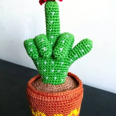 Cactus Hand CROCHET PATTERN / Amigurumi Cactus PDF English - Etsy Australia