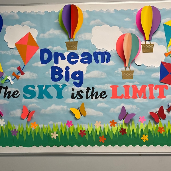 Teachers School Bulletin Board / Back to School /the Sky is the Limit ...