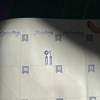 Planner Sticker Prescription Orange, Medication Reminder, Prescription ...