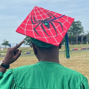 Captain America Shield Grad Cap Cover - Etsy