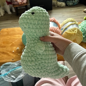 Tyrannosaurus Dinosaur No Sew Crochet Pattern Dinosaur Jurassic World ...