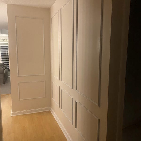 Wall Molding Package Ready to Assemble, Pre-cut Factory Primed, Nested ...