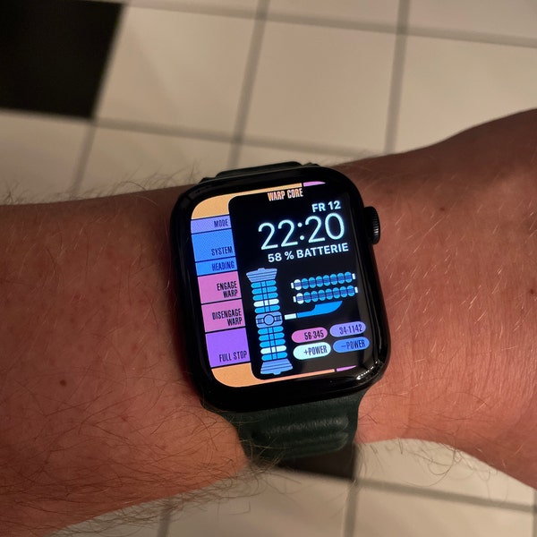 ANIMATED Sci-fi Inspired Apple Watch Face by Valo Creations | Perfect ...