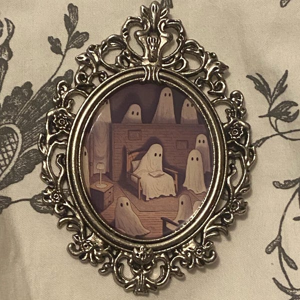 Tiny Baroque Framed Rustic Ghost Portrait 2x3 Inches - Etsy