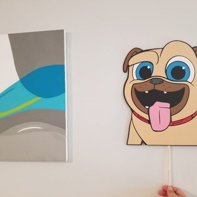 Puppy Dog Pals Birthday Decoration, Puppy Dog Pals Birthday Banner ...