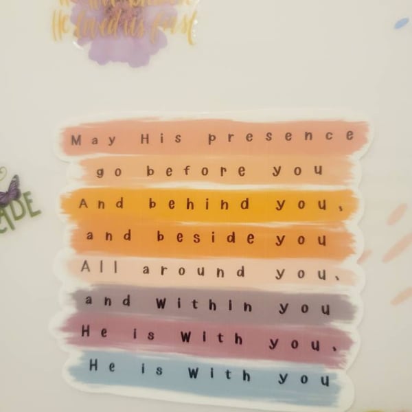 The Blessing Sticker, Bible Journaling, Water Bottle Sticker, Laptop ...