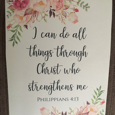 Philippians 4 8 Sign Whatever is True Wall Art Printable - Etsy