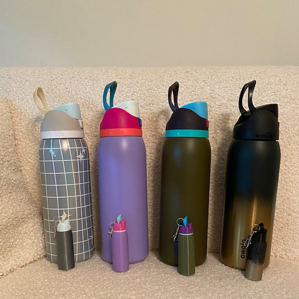 Owala Inspired Tumbler Keychain With Removable Lid Gift Holiday ...