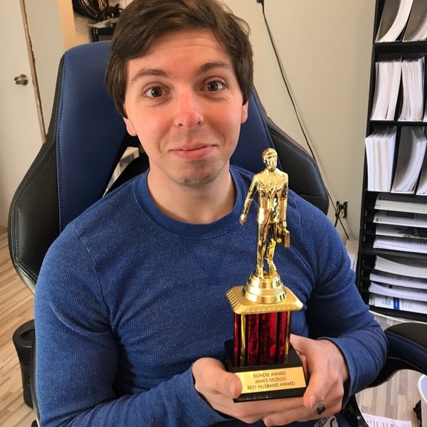 Custom Dundie Trophy Award With Your Title the Office TV Dunder Mifflin ...