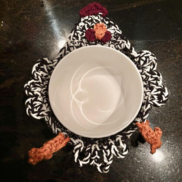 Pattern-crochet Chicken Bowl Cozy - Etsy