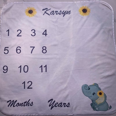 Sunflower Elephant Watercolor Clip Art Set for Creative Projects, Decor ...