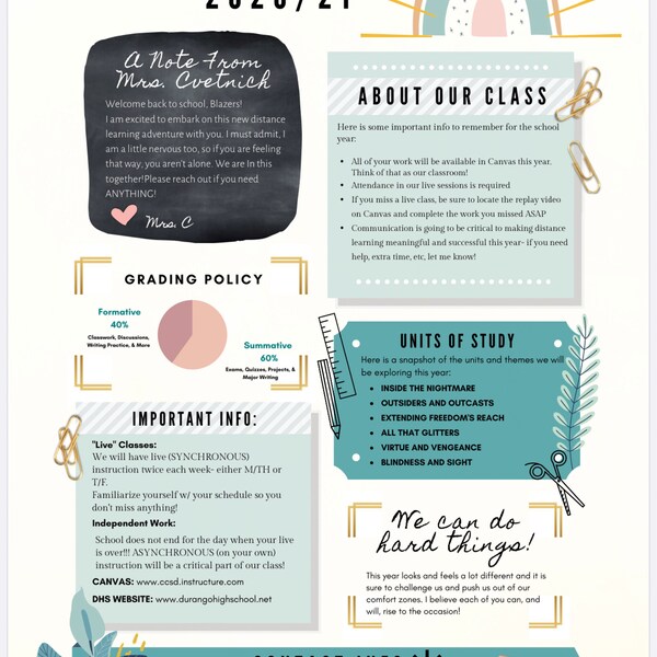 Meet the Teacher EDITABLE Template, Back to School Welcome Letter ...