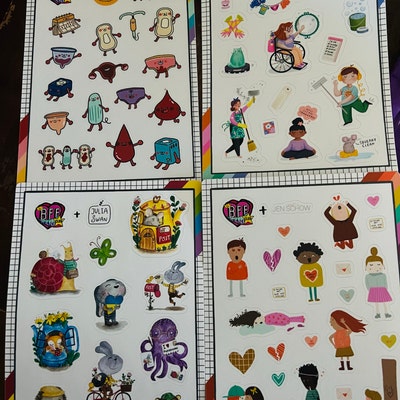 Sticker the Rainbow Book Sticker Book Sticker Activity Rainbow Sticker ...