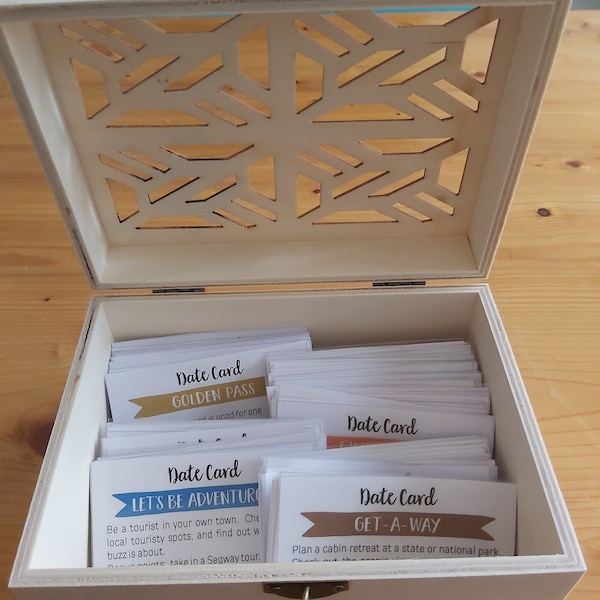 192 Date Night Idea Cards. Instant Download Printable. Fun Romantic ...