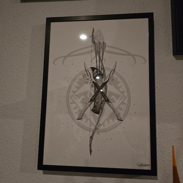 Tolkien Inspired Hand Drawn Book Stack Illustration Print // Lotr ...