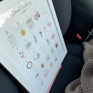 School Librarian Alphabet Print School Librarian Appreciation Gift ...