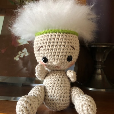 Amigurumi Baby Dandelion Crochet Pattern, Crochet Flower Doll, Fake ...