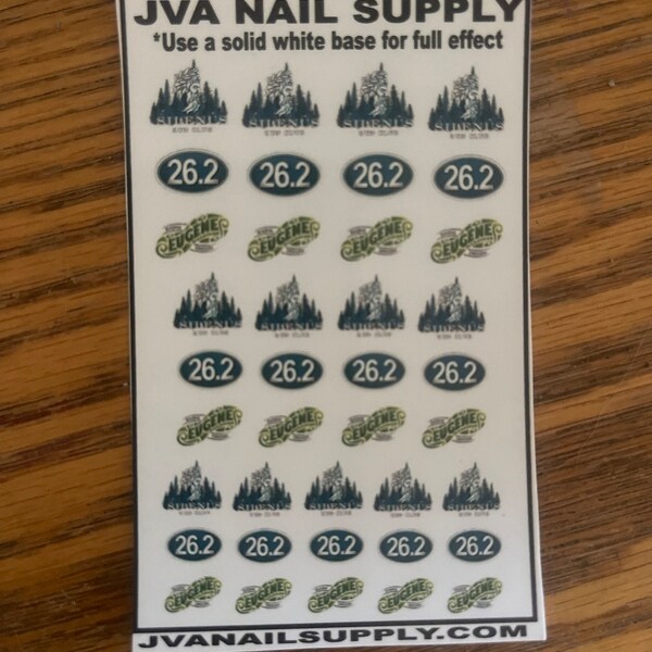 Custom Photo Nail Art Waterslide Decals | Custom Water Decals for ...