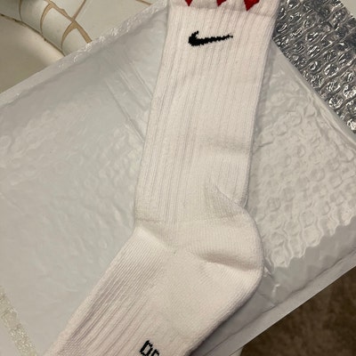 Nike Embroidered Socks/ Customized Socks - Etsy
