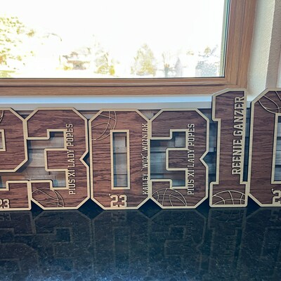 Custom Senior Athlete Number Custom Sports Plaque Sports - Etsy