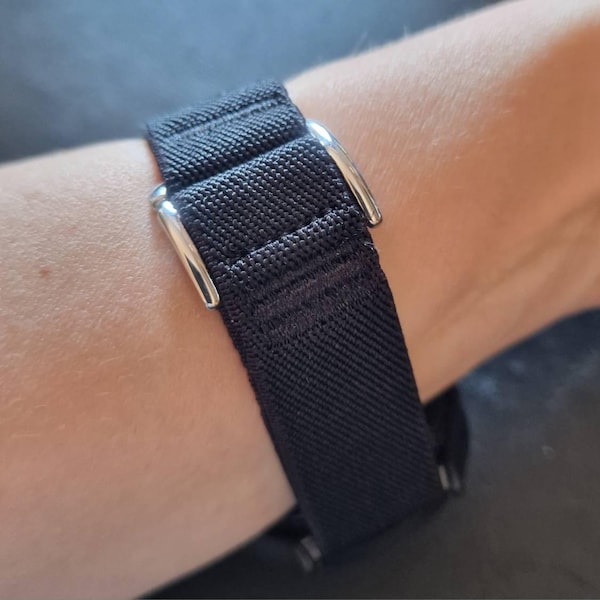 NYLON LOOP BAND Compatible With Garmin Instinct Forerunner Venu Fenix ...