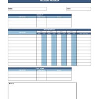 Personal Trainer Program Template for Personal Digital Training ...