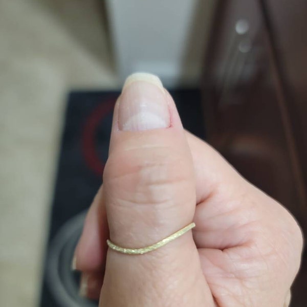 14k 10k Solid Gold Pinky Ring Baby Ring Midi Ring Newborn Ring Newborn ...