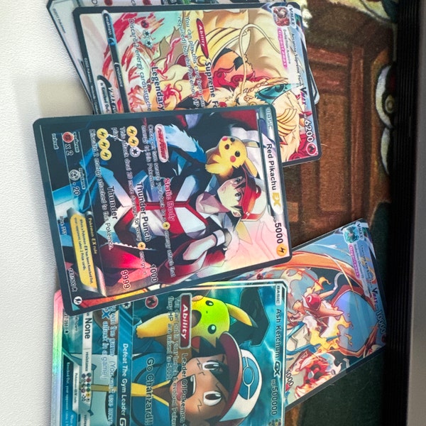 Buy The Undefeatable Red Gx Pokemon Card Online in India - Etsy