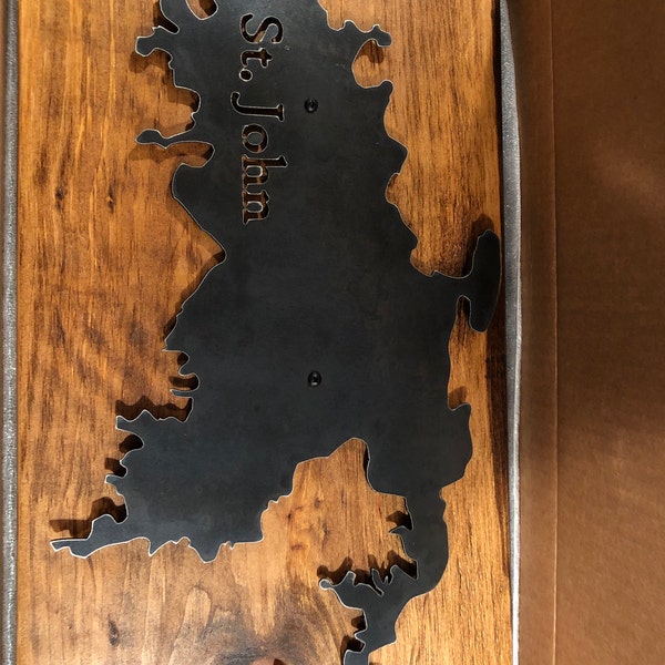 Rustic St. John Sign, USVI - Etsy